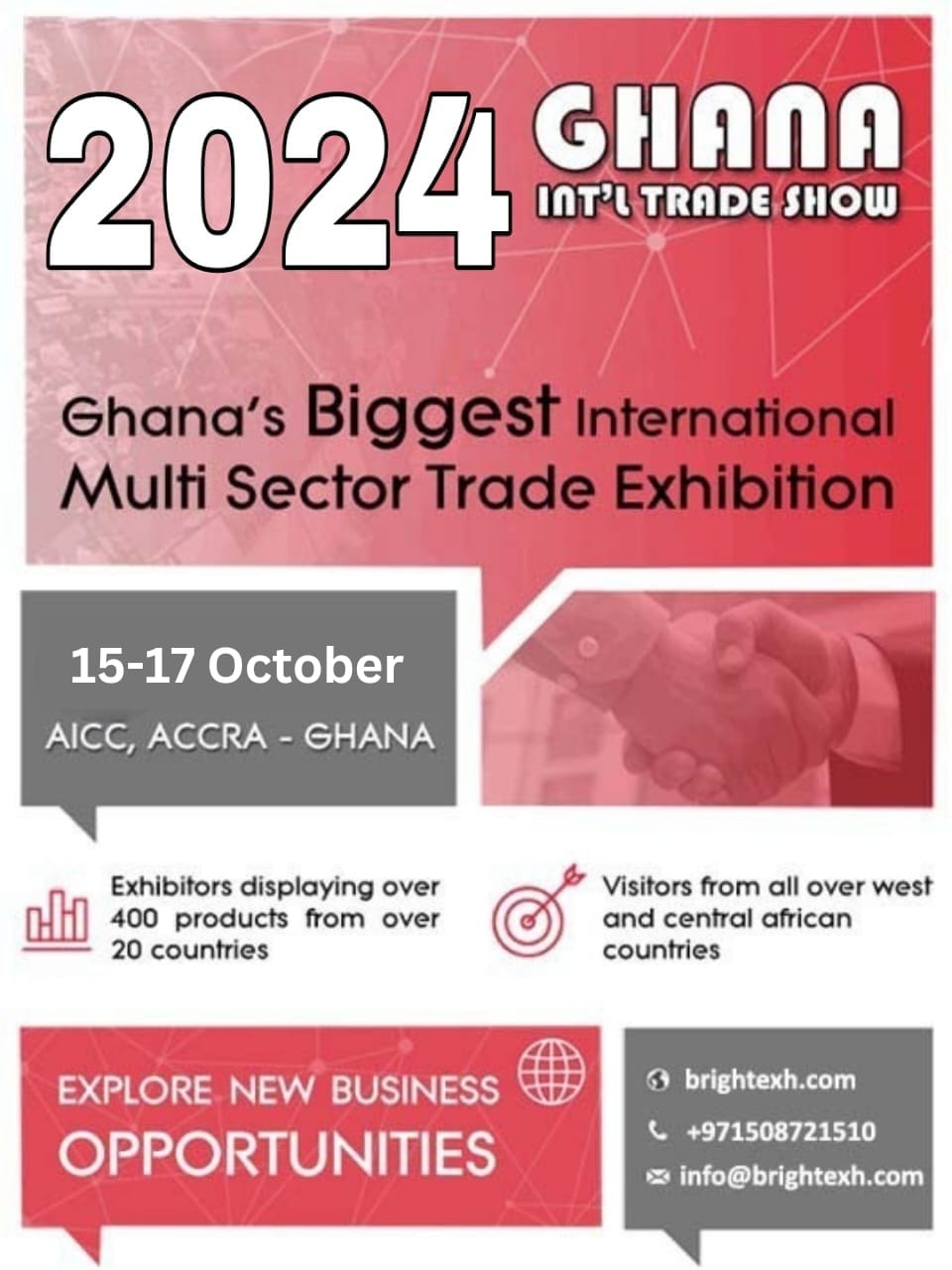 Ghana International Trade Show on October 2024 – TCME Group Worldwide